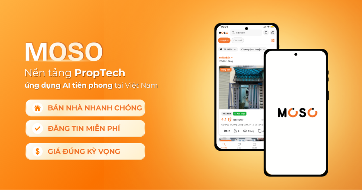 Mua Bán Nhà Đất, Bất Động Sản Giá Tốt | MOSO VN AI Proptech